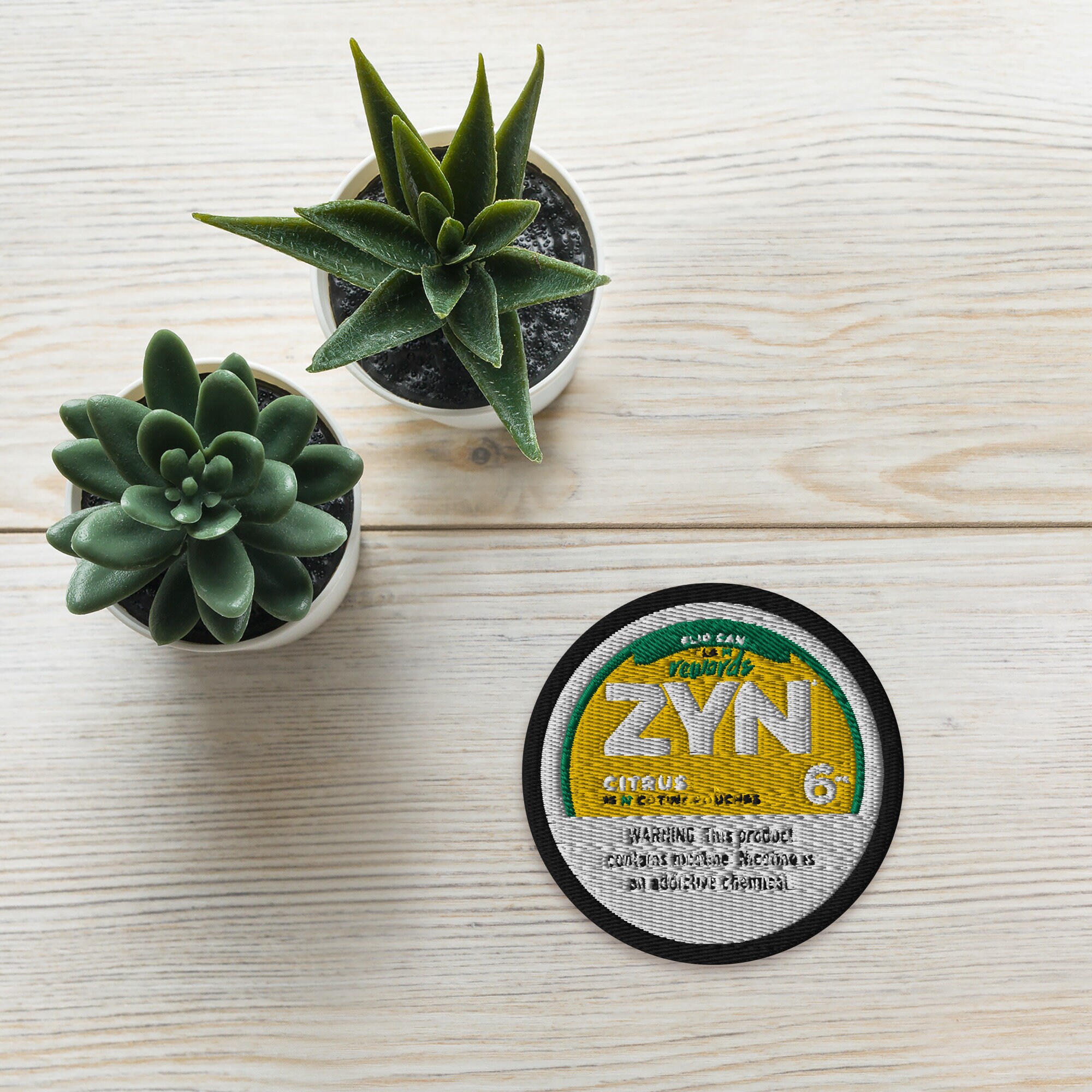 Zyn Embroidered Patches, Gift for Boyfriend, Zyn Patch, Embroidered Zyn ...