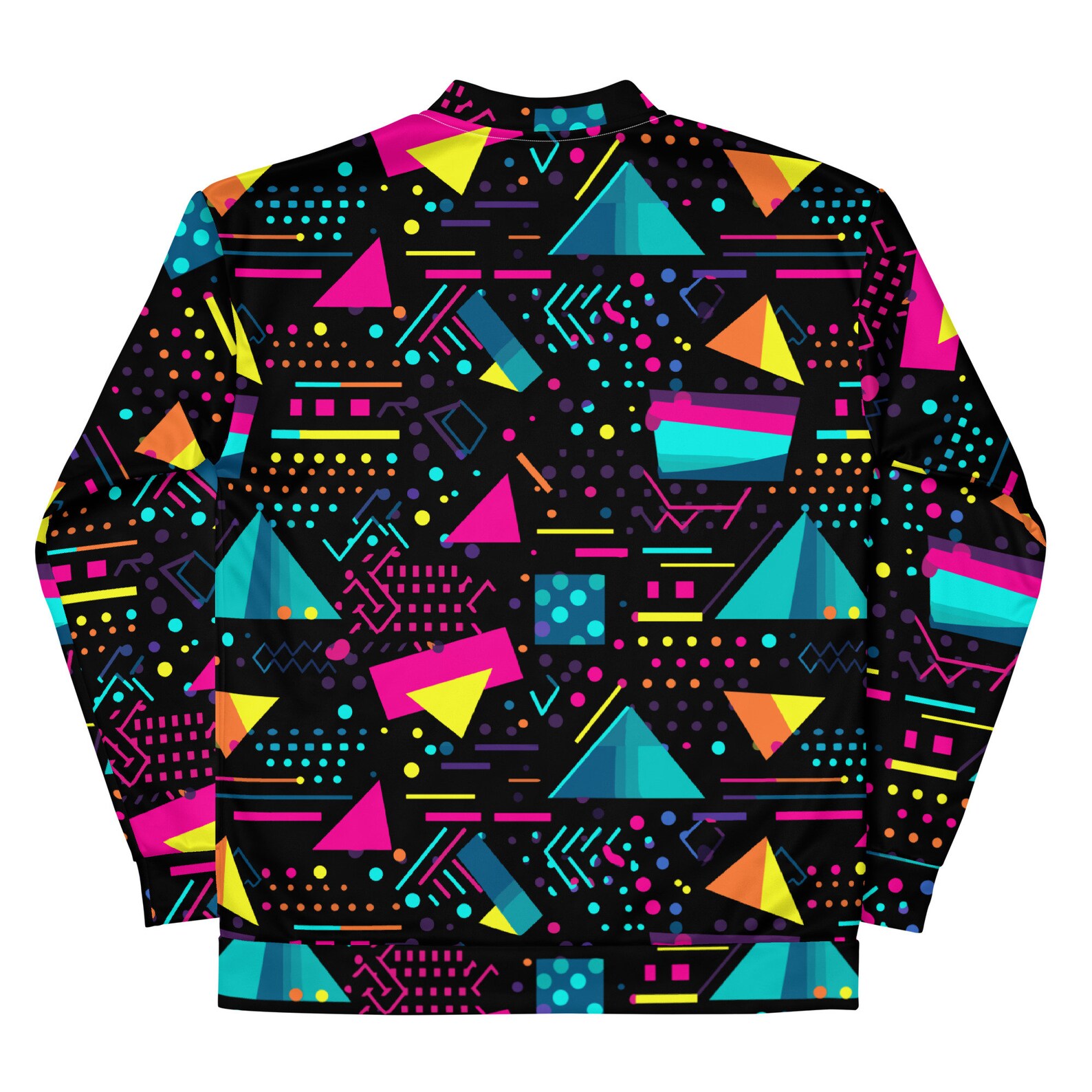 Miami Vice Unisex Bomber Jacket, Retro Bomber, 1980s Style Coat for Her ...