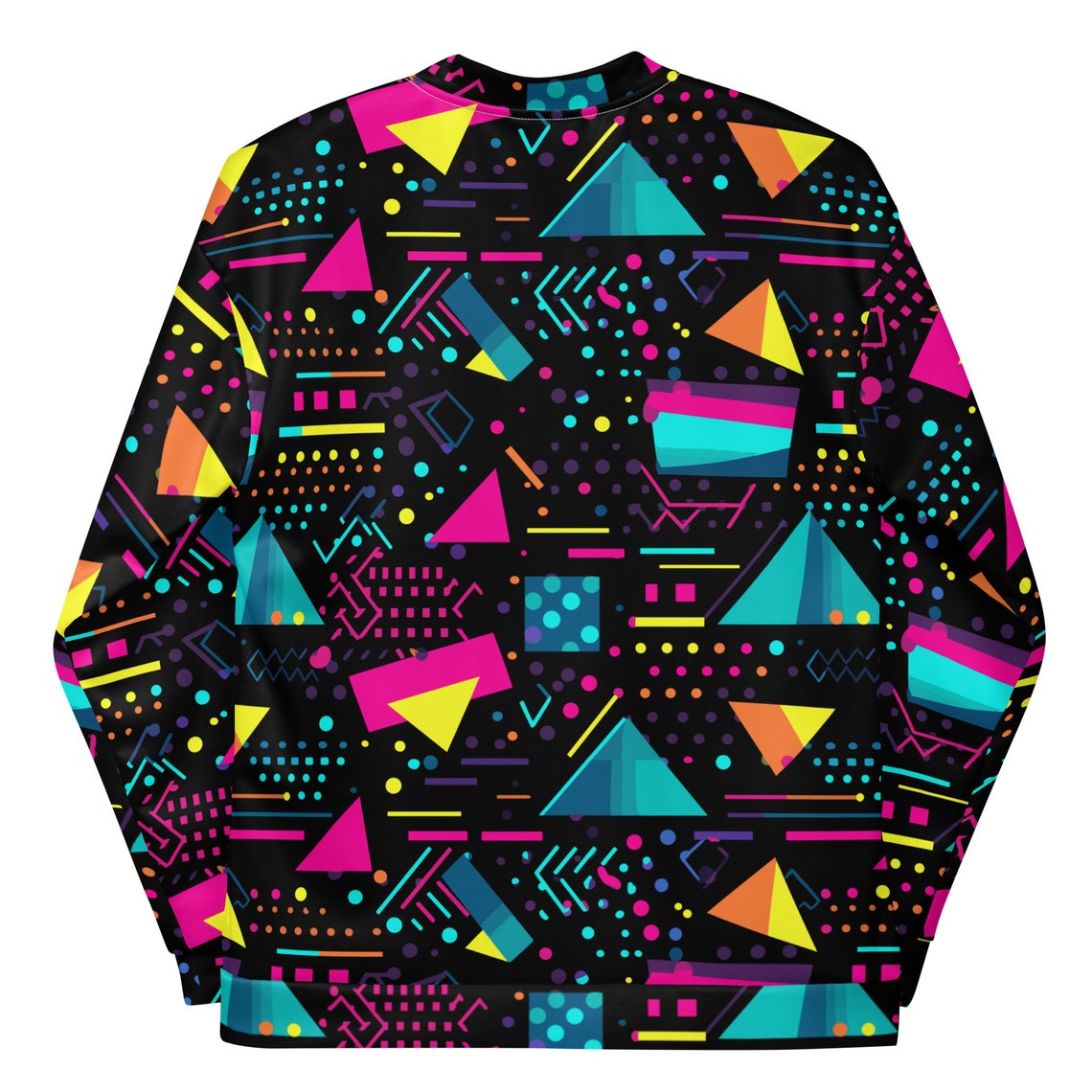 Miami Vice Unisex Bomber Jacket, Retro Bomber, 1980s Style Coat for Her ...
