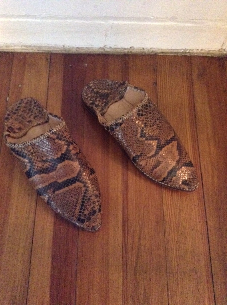 Vintage Python Harrm Slip on Size 7 - Etsy
