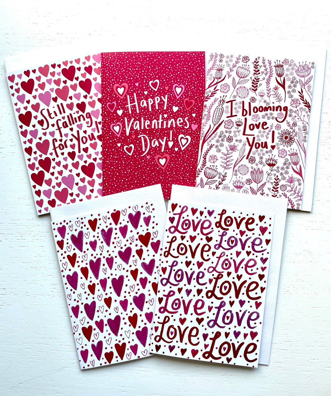Valentines Cards, Valentines, Love, Hearts, A6 - Etsy