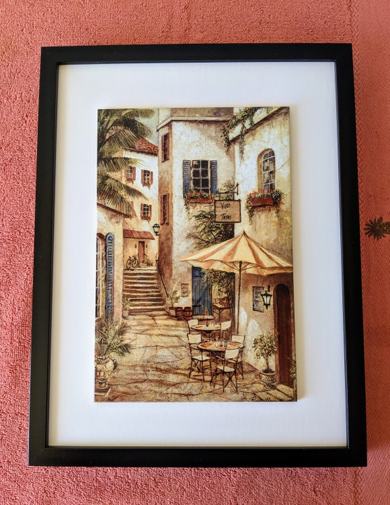 Capri Italy Ceramic Wall Art Tile 8 by 12 Glossy | Etsy