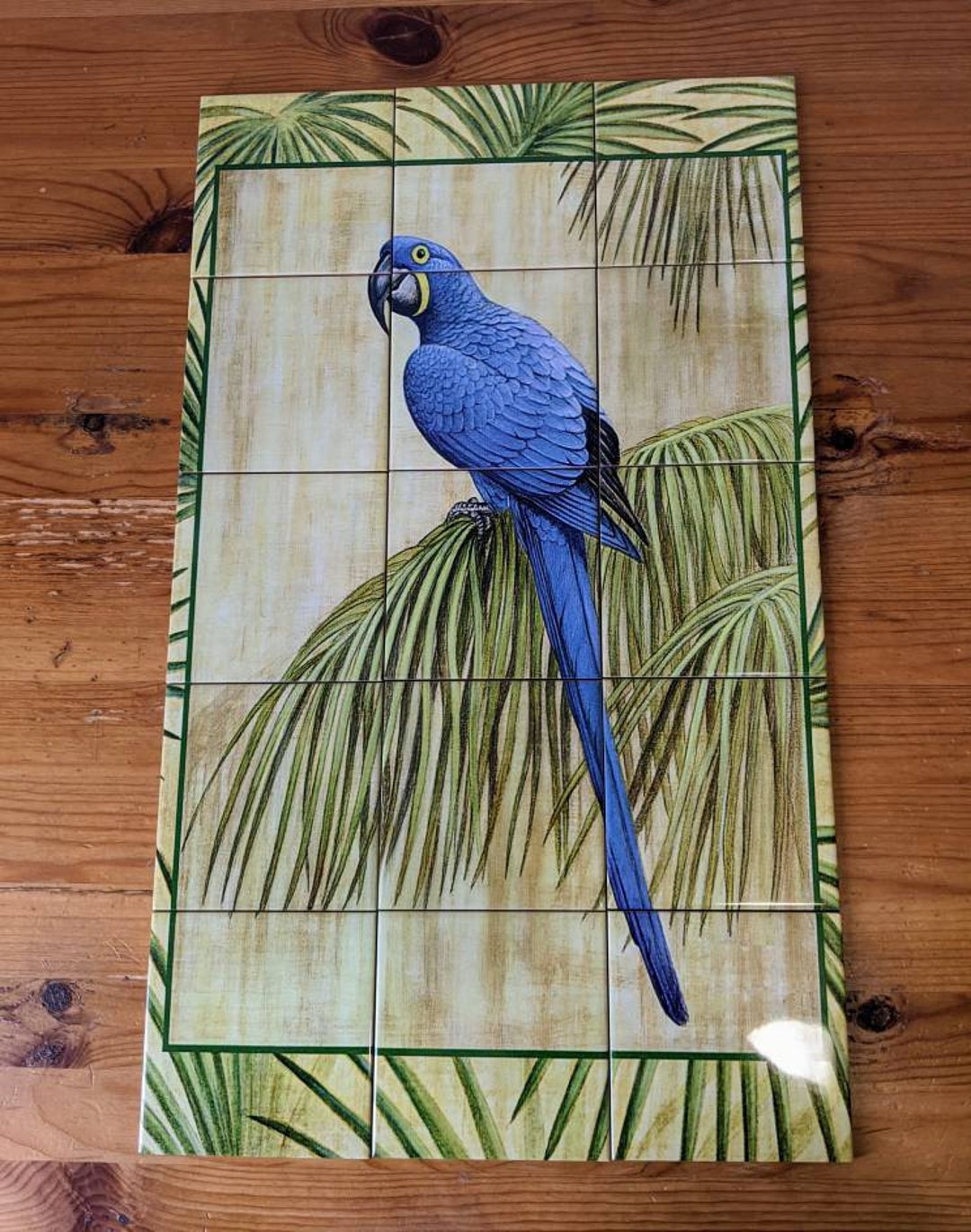 Parrots Ceramic Tile Mural. - Etsy