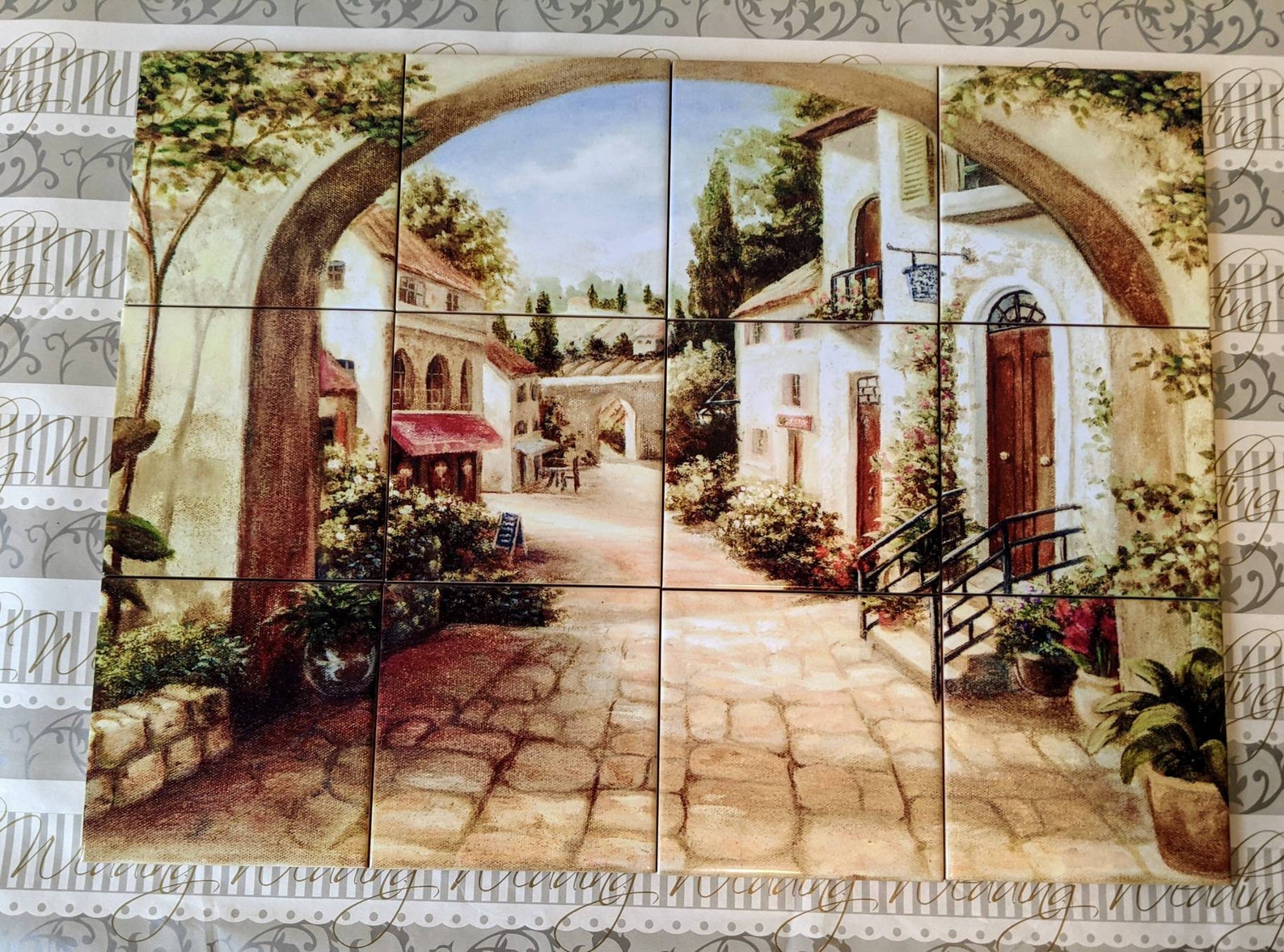Tuscany Italy Ceramic Tile Mural Backsplash. - Etsy