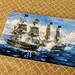 Naval Battle Ceramic Wall Art Tile, 8" by 12" Glossy Finish, With or ...