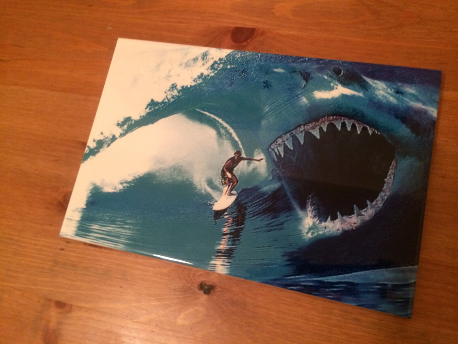 Shark Ceramic Wall Art Tile 8 by 12 Glossy - Etsy