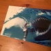 Shark Ceramic Wall Art Tile, 8" by 12" Glossy Finish, With or Without ...