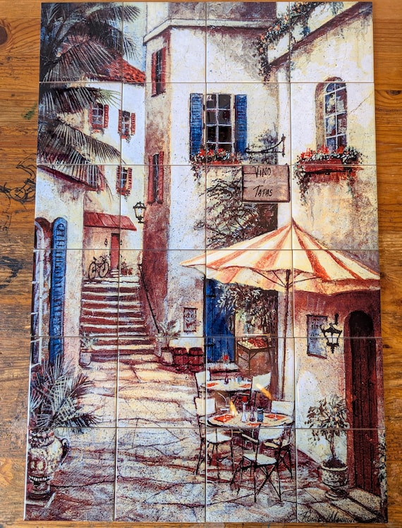 Azulejo Para Salpicadero Toscano Toscana • White And Gray Stone