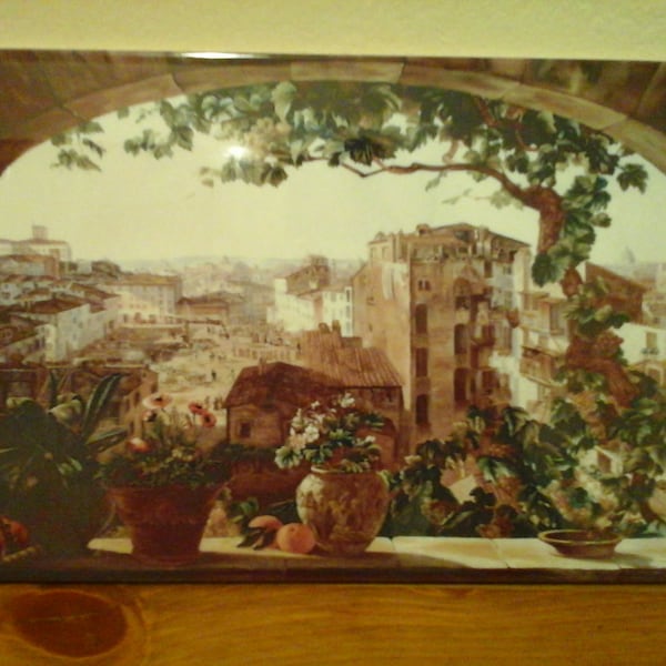 Italian Tile Mural - Etsy