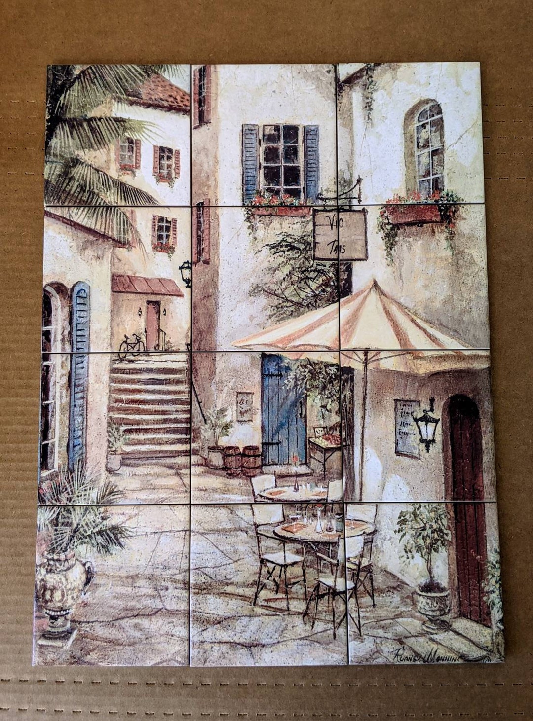 Tuscany Italy Ceramic Tile Mural Backsplash. - Etsy