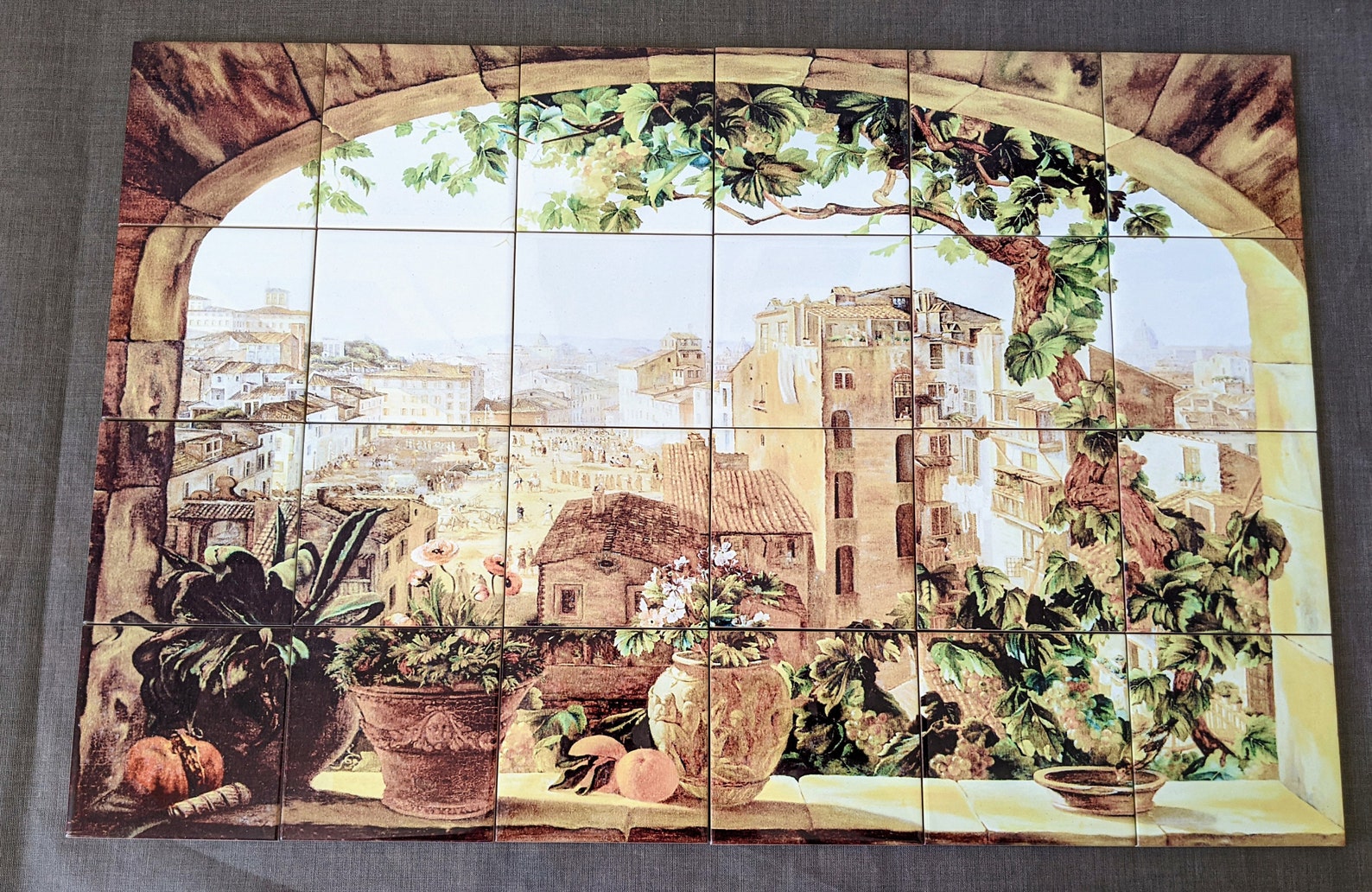 Tuscany Italy Ceramic Tile Mural Backsplash. - Etsy