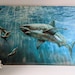 Shark Ceramic Wall Art Tile, 8" by 12" Glossy Finish, With or Without ...