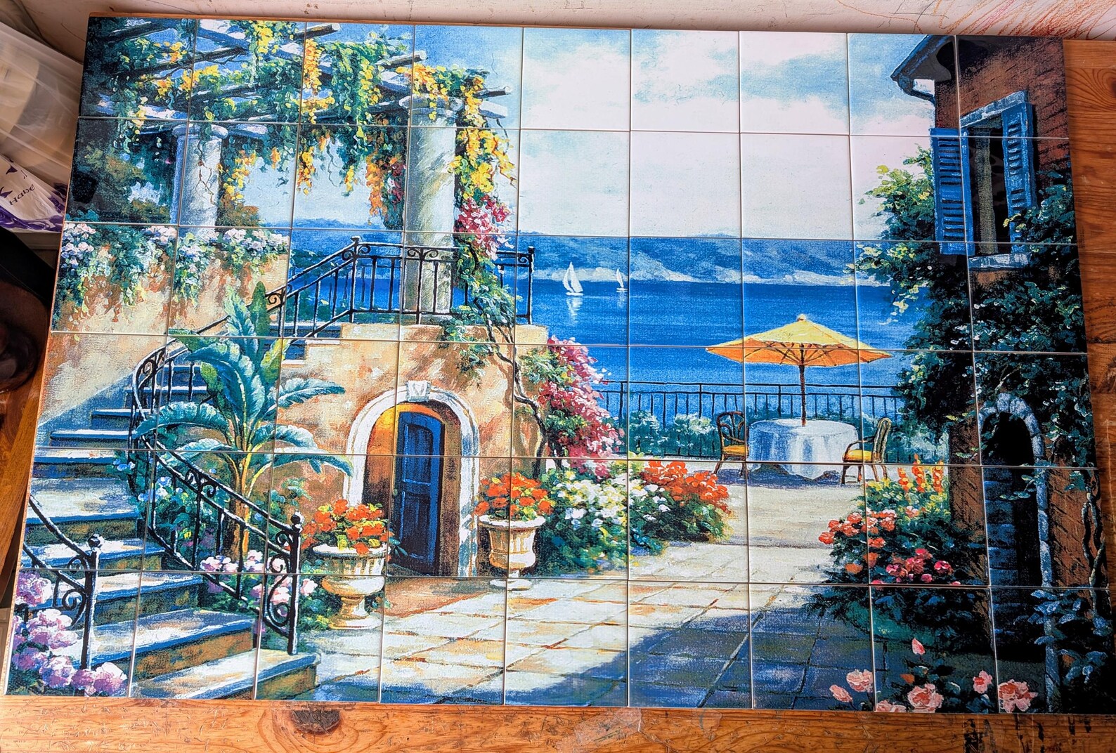 Tuscany Italy Ceramic Tile Mural Backsplash. - Etsy