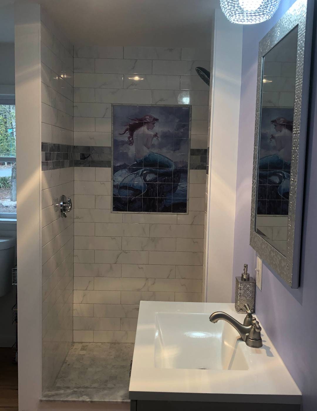 Ceramic Tile Mural of a Mermaid. - Etsy UK