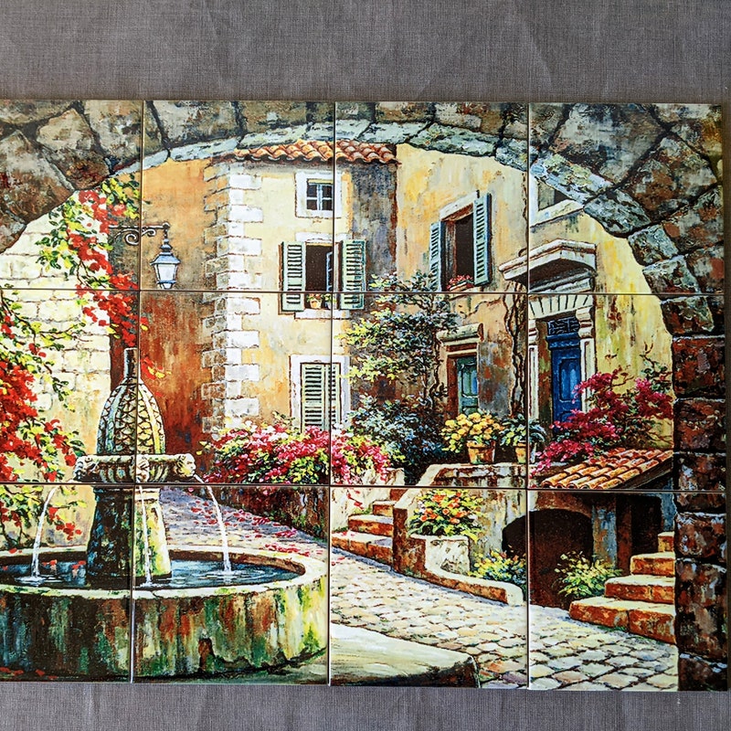 Large Tile Mural - Etsy