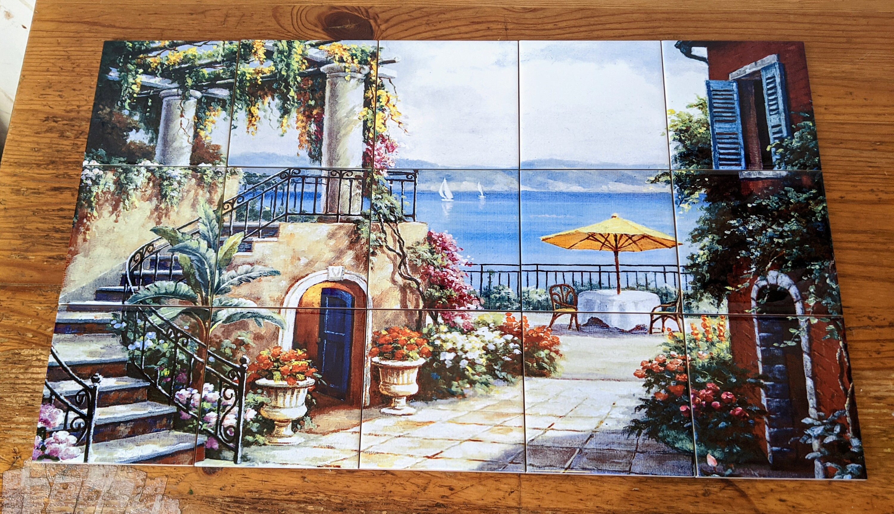 Tuscany Italy Ceramic Tile Mural Backsplash. - Etsy