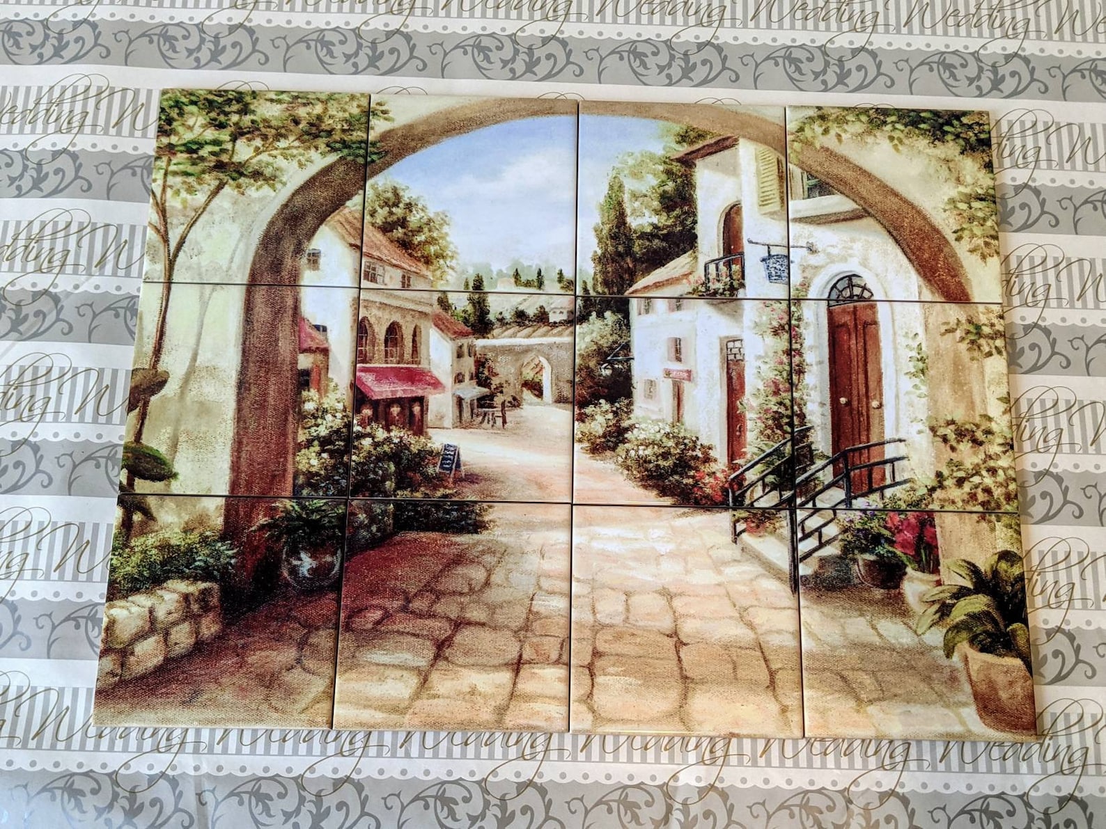 Tuscany Italy Ceramic Tile Mural Backsplash. - Etsy