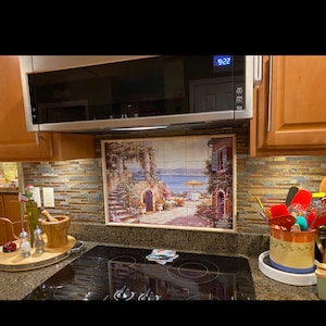 Tuscany Italy Ceramic Tile Mural Backsplash. - Etsy