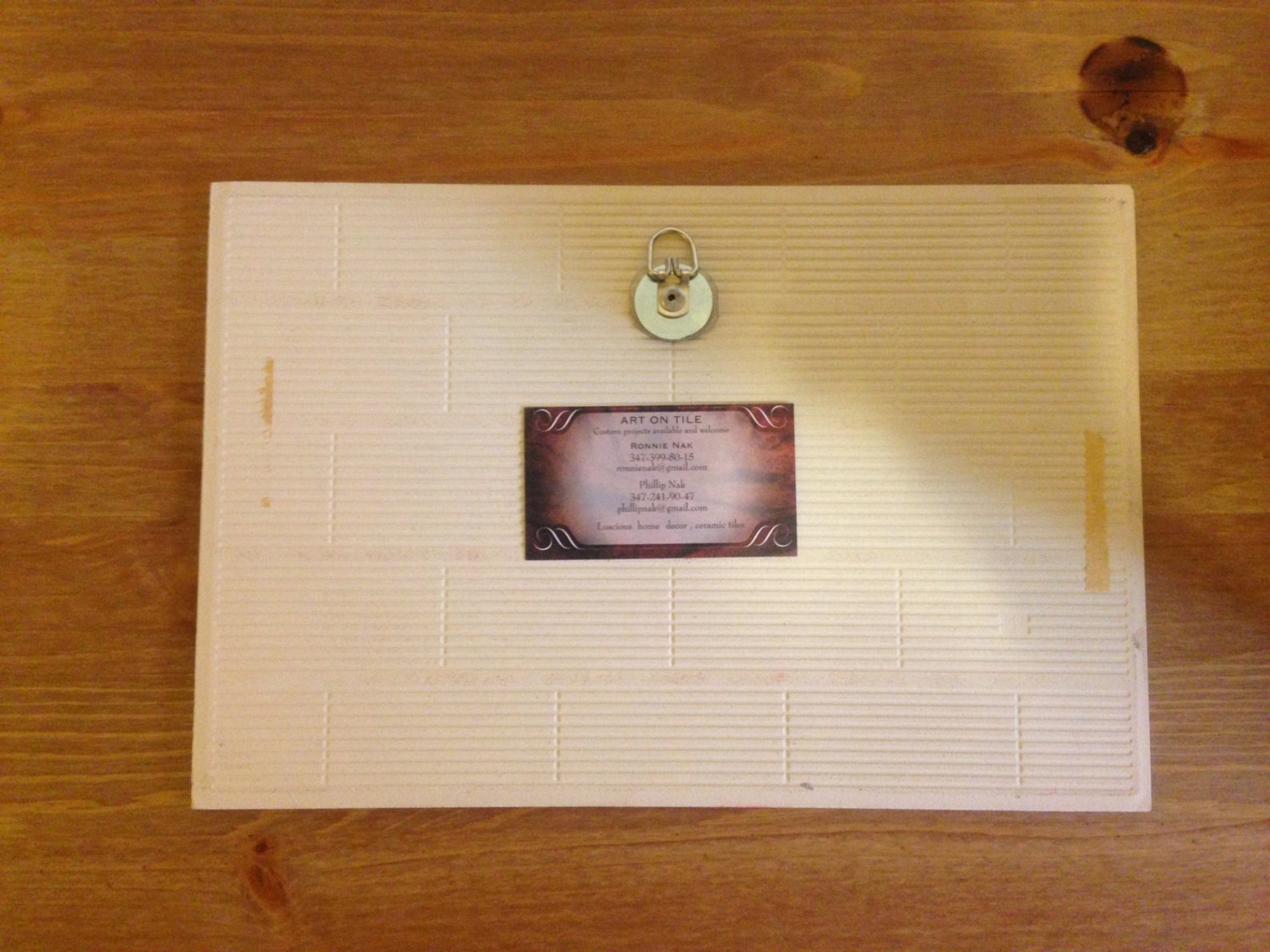 Capri Island Ceramic Wall Art Tile, 8" by 12" Glossy Finish, With or ...