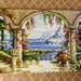 Capri Island Ceramic Wall Art Tile, 8" by 12" Glossy Finish, With or ...