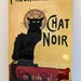 Chat Noir Ceramic Wall Art Tile, 8" by 12" Glossy Finish, With or ...