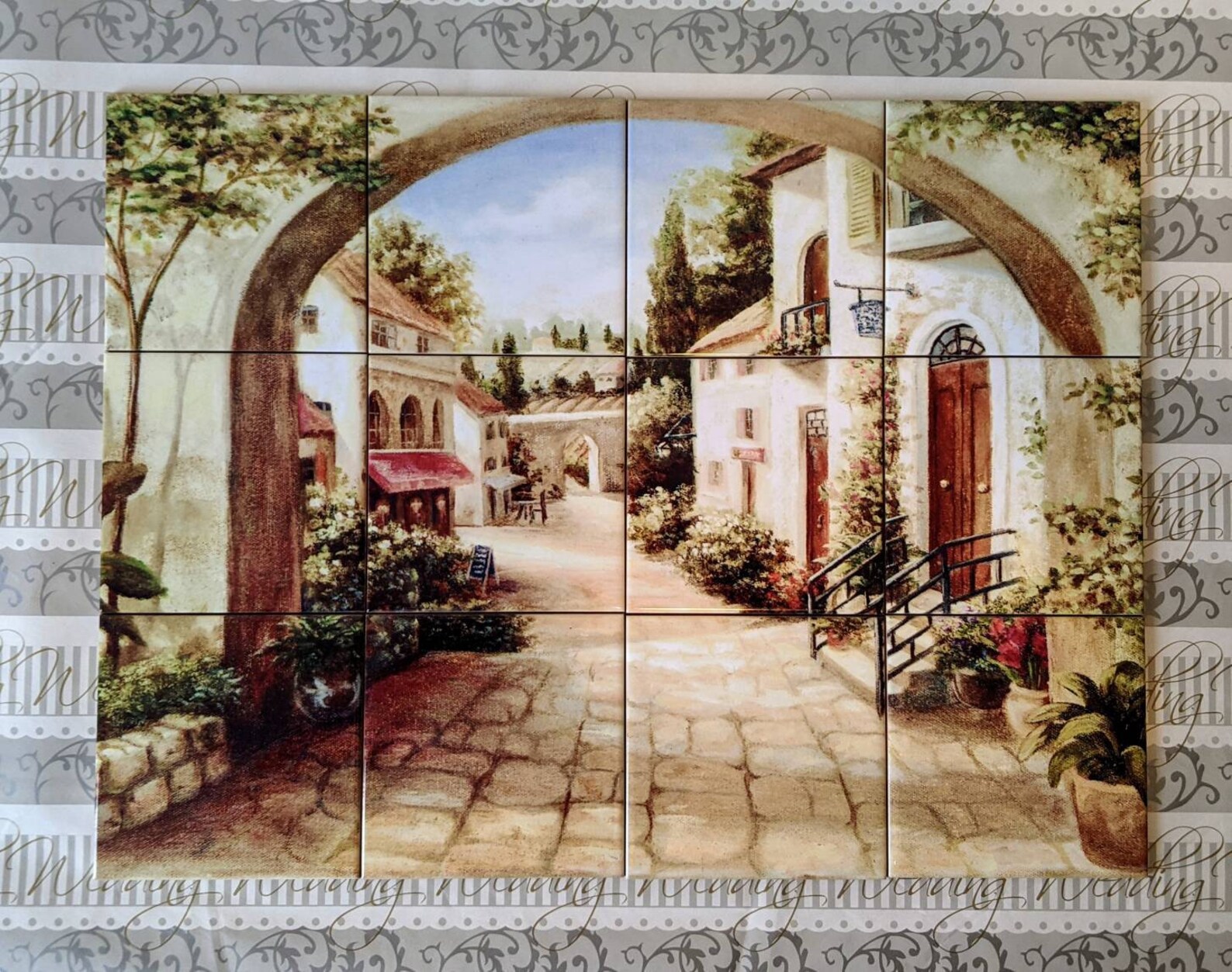 Tuscany Italy Ceramic Tile Mural Backsplash. - Etsy