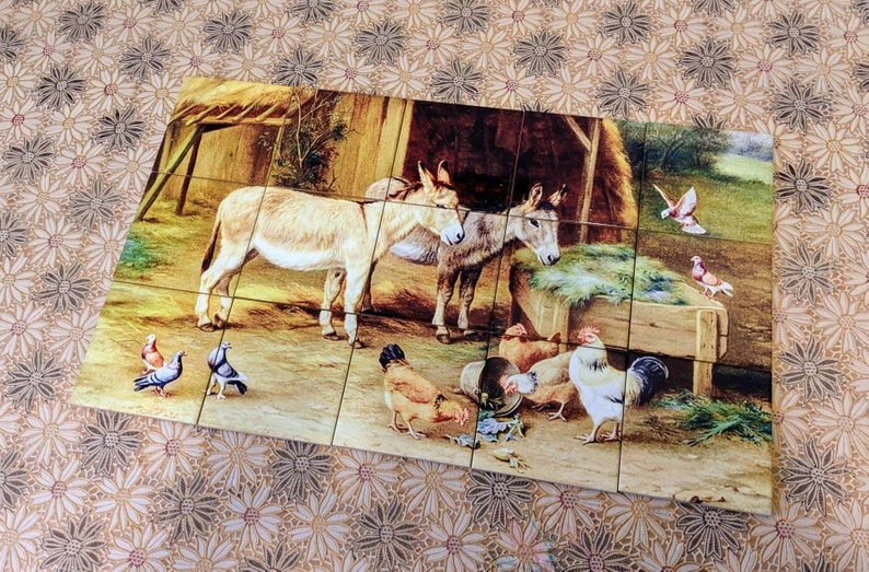 Farmhouse Animals Ceramic Tile Mural. - Etsy