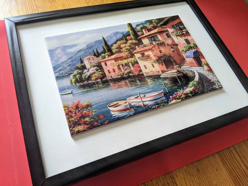 Capri Island Italy Ceramic Wall Art Tile 8 by 12 - Etsy