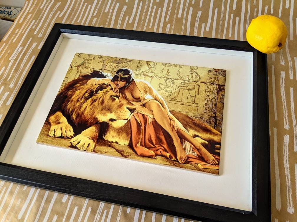 Lion King Ceramic Wall Art Tile, 8" by 12" Glossy Finish, With or ...