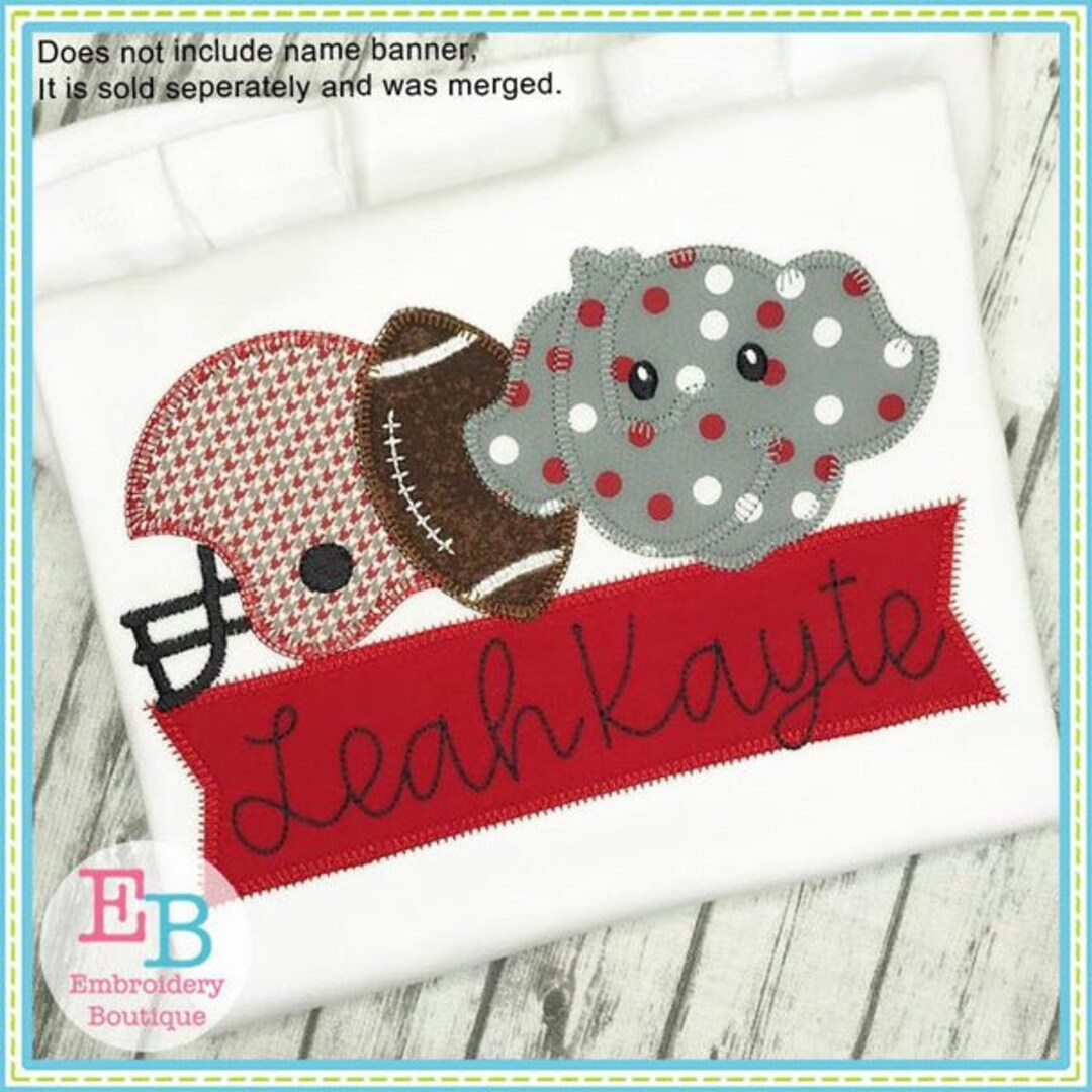 Elephant Helmet Applique, INSTANT DOWNLOAD, Multiple Sizes & Formats ...