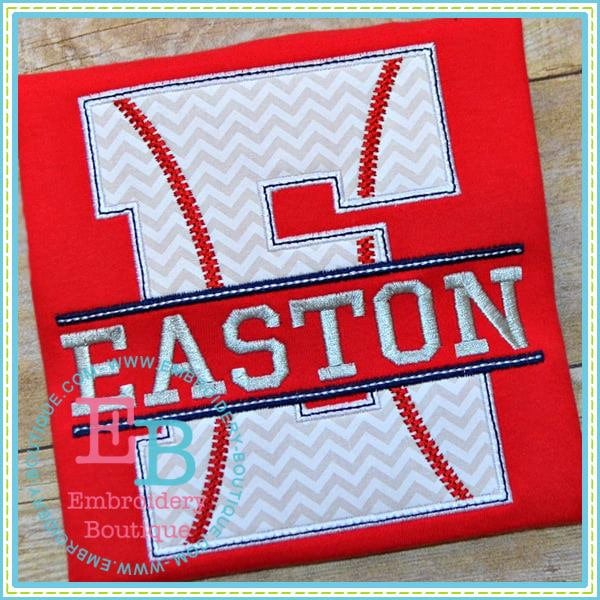 Applique Baseball - Etsy