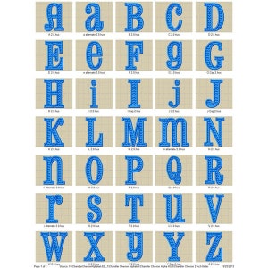 Chandler Chevron Embroidery Font, INSTANT DOWNLOAD, Multiple Sizes and ...