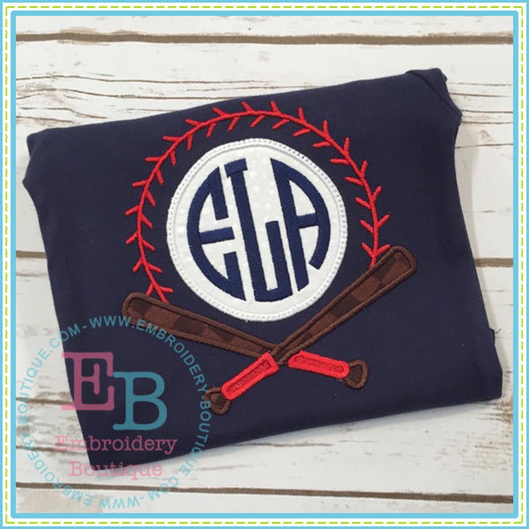 Baseball Bat Monogram, INSTANT DOWNLOAD, Multiple Sizes and Formats ...