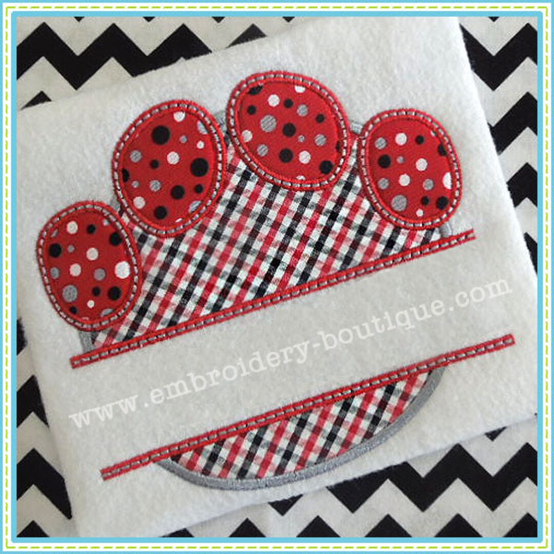 Split Elephant Hoof Applique, INSTANT DOWNLOAD, Multiple Sizes ...