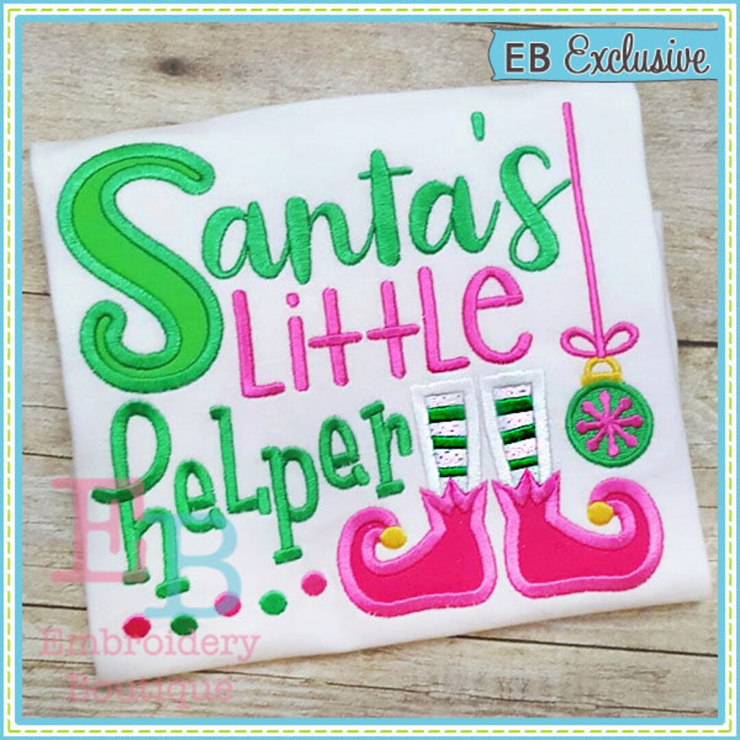 Santa's Helper Design, INSTANT DOWNLOAD, Multiple Sizes & Formats ...