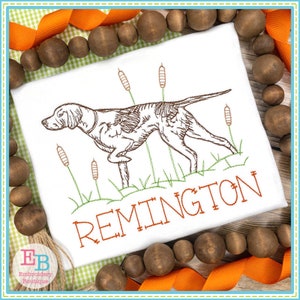 Pointer Hunting Dog Embroidery Design: Multiple Sizes & Formats ...
