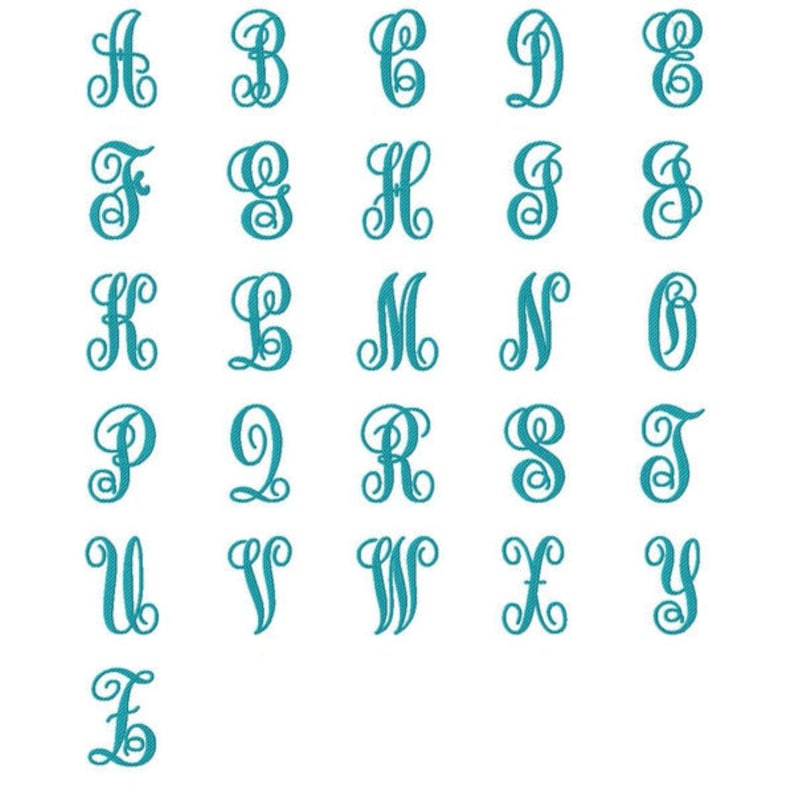 Striped Lexi Embroidery Font: Machine Embroidery Digital Design ...