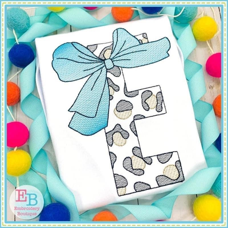 Big Bow Cheetah Sketch Alphabet INSTANT DOWNLOAD Multiple - Etsy