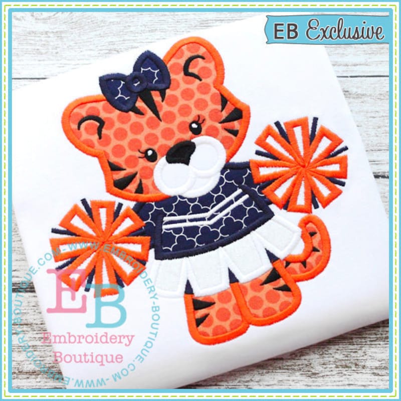 Tiger Applique - Etsy