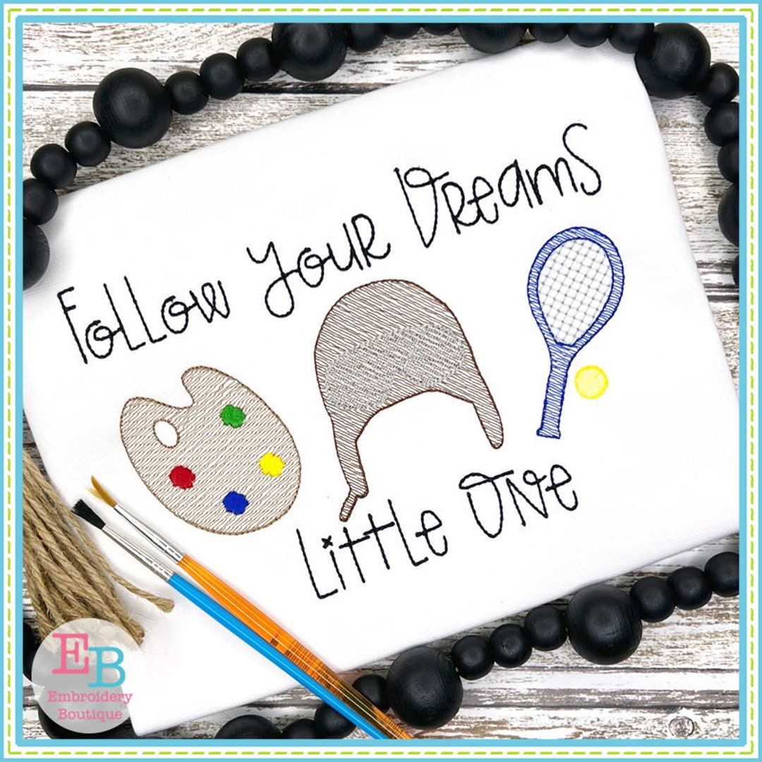 Reading Sketch Embroidery Design, INSTANT DOWNLOAD, Multiple Sizes ...