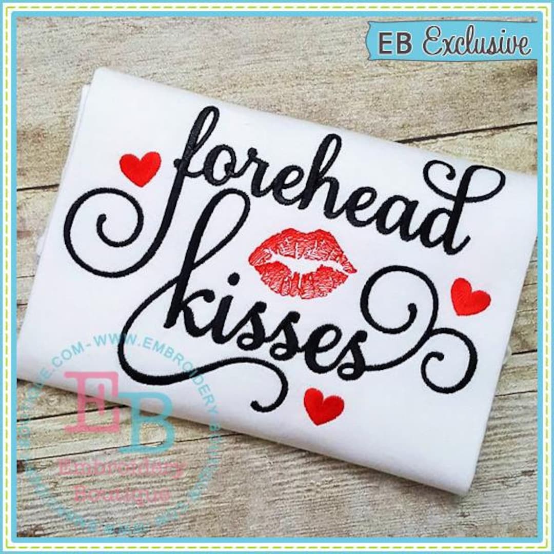 Forehead Kisses Design, INSTANT DOWNLOAD, Multiple Sizes & Formats ...