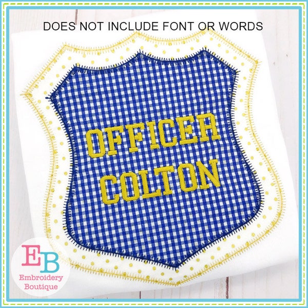 Police Embroidery - Etsy