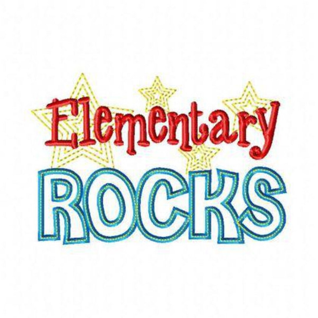 Elementary Rocks, INSTANT DOWNLOAD, Multiple Sizes & Formats, Machine ...