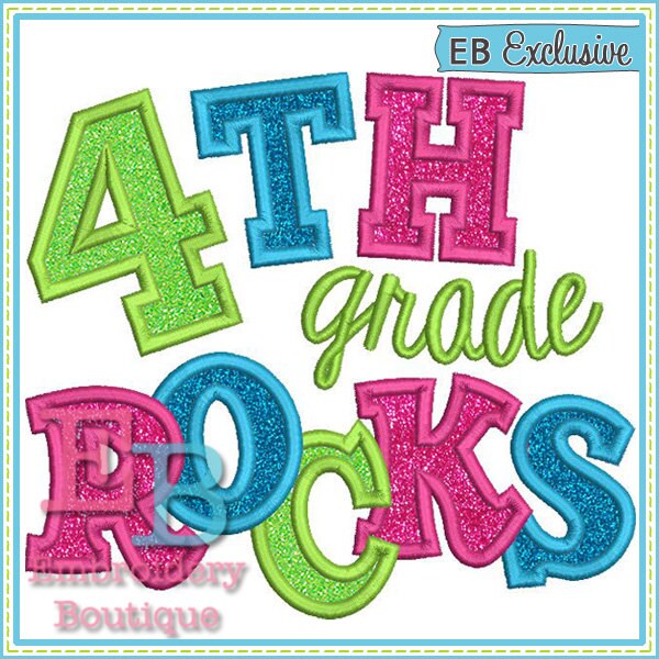 4th Grade Rocks Clipart