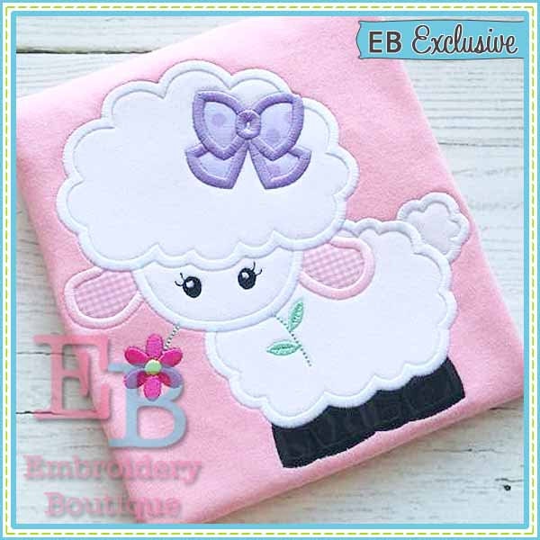 Baby Lamb Embroidery - Etsy