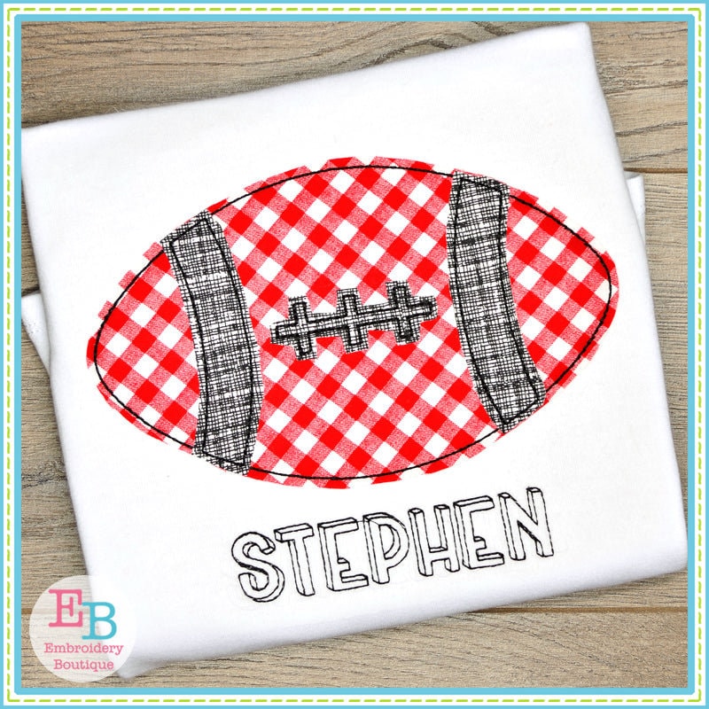 Football Applique - Etsy