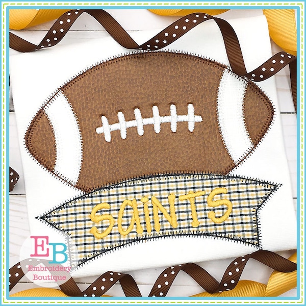 Football Applique - Etsy