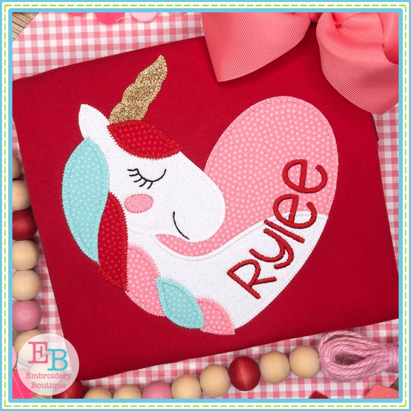 Unicorn Applique - Etsy