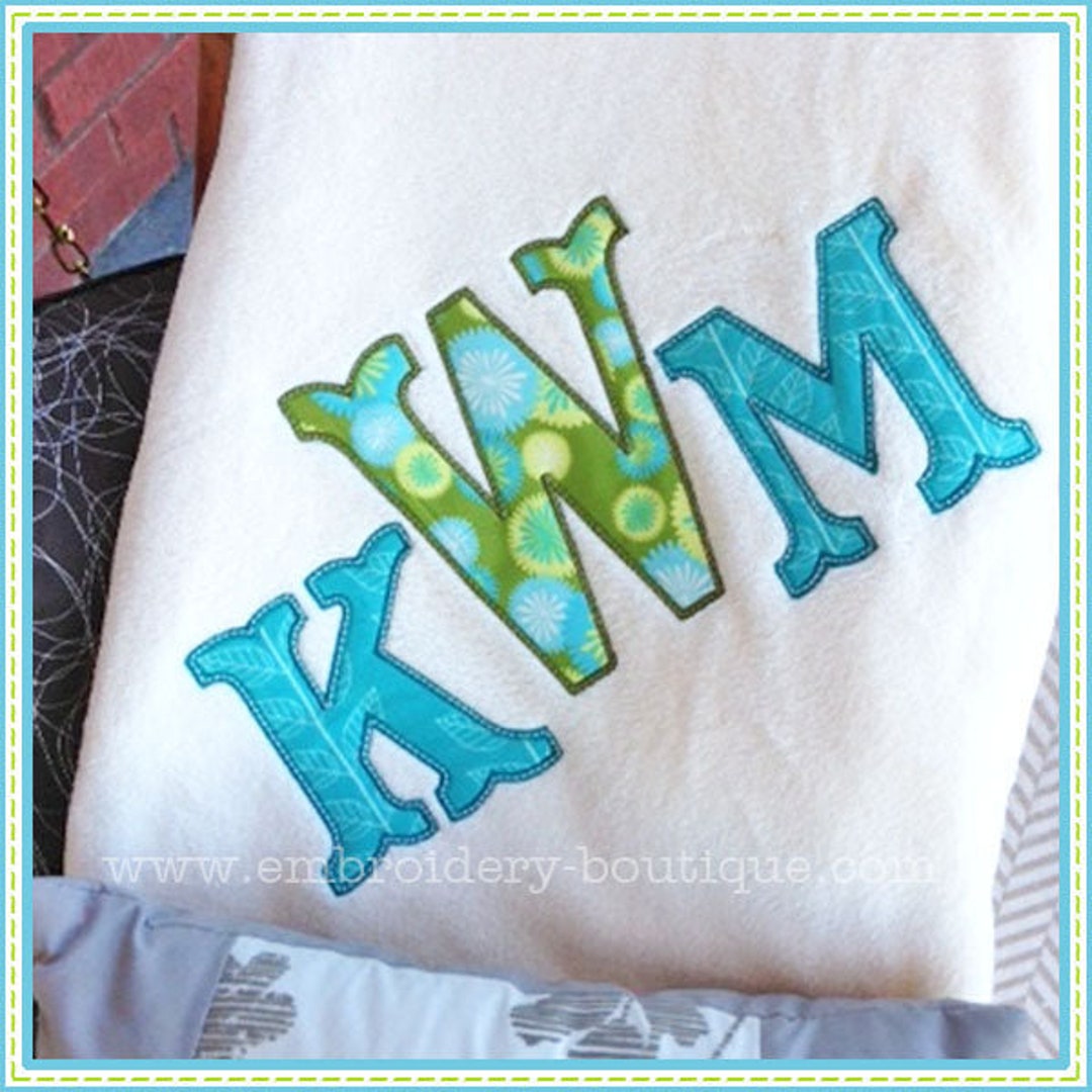 Tuscan Applique Alphabet 2-6 Inches, INSTANT DOWNLOAD, Multiple Sizes ...