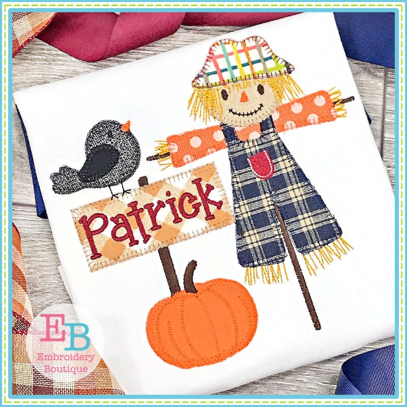 Scarecrow Embroidery - Etsy